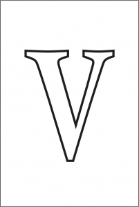 Moldes de letras – Letra Invisível